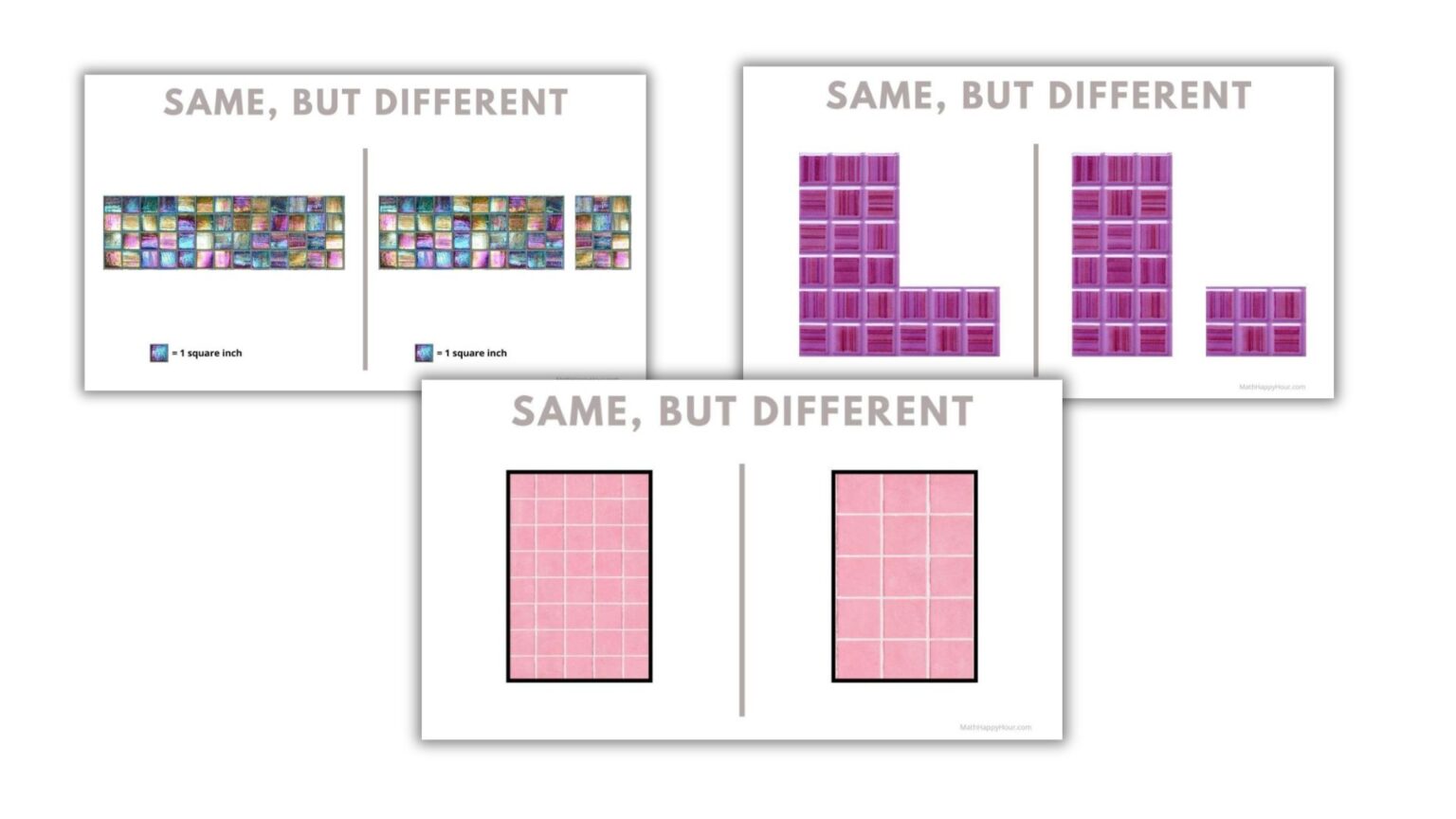 Area Activities: Math Talks & Thinking Tasks That Work - mathhappyhour.com