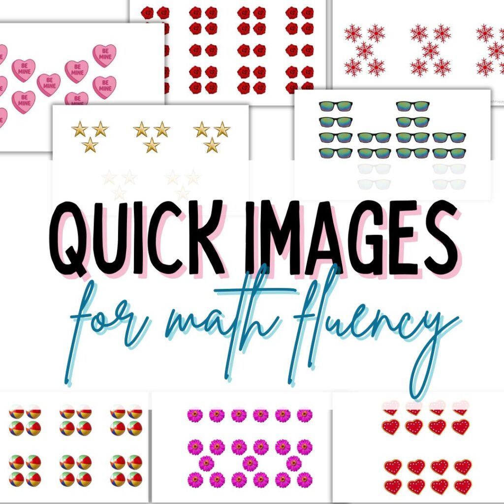 Boost Math Fluency with Quick Images - mathhappyhour.com